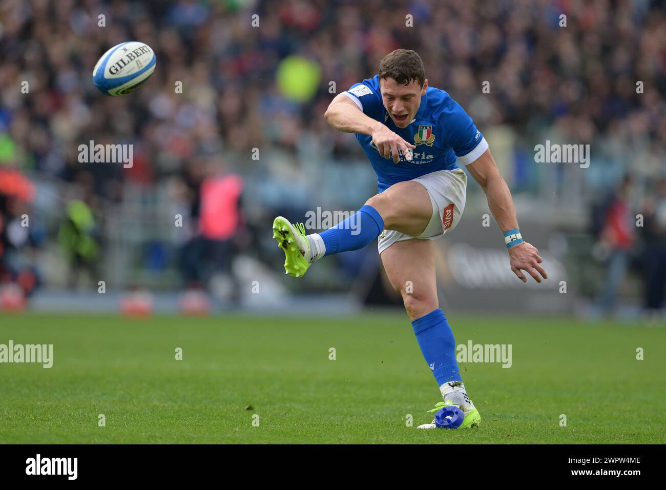 Roma, Italia. 09th Mar, 2024. Paolo Garbisi (Italy)during the Six ...