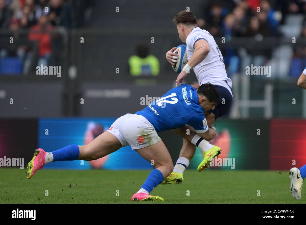 Roma, Italia. 09th Mar, 2024. Tommaso Menoncello (Italy) during the Six ...