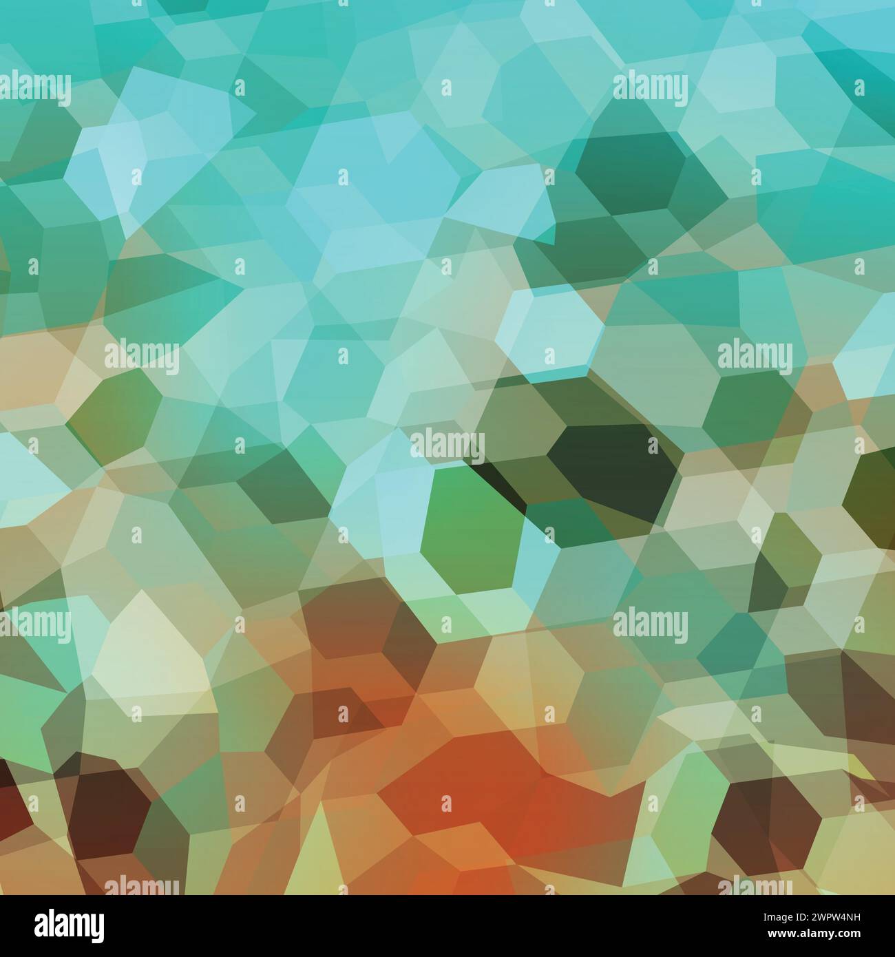 Gradient hexagon polygon background. Vector illustration Stock Vector ...