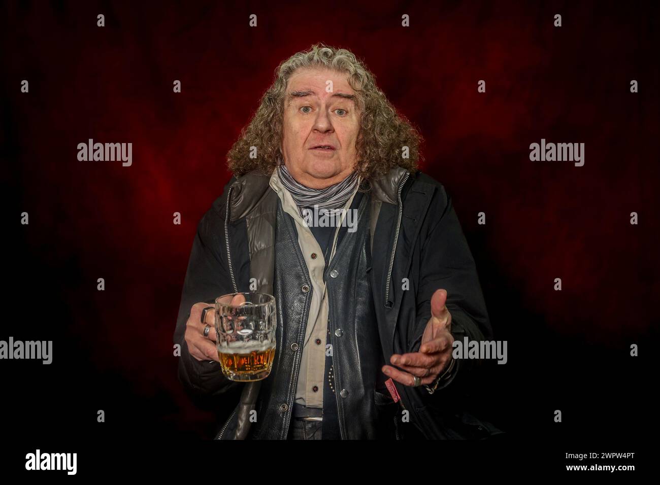 The musician Miguel Oñate poses for Europa Press, at the Revi Live hall ...