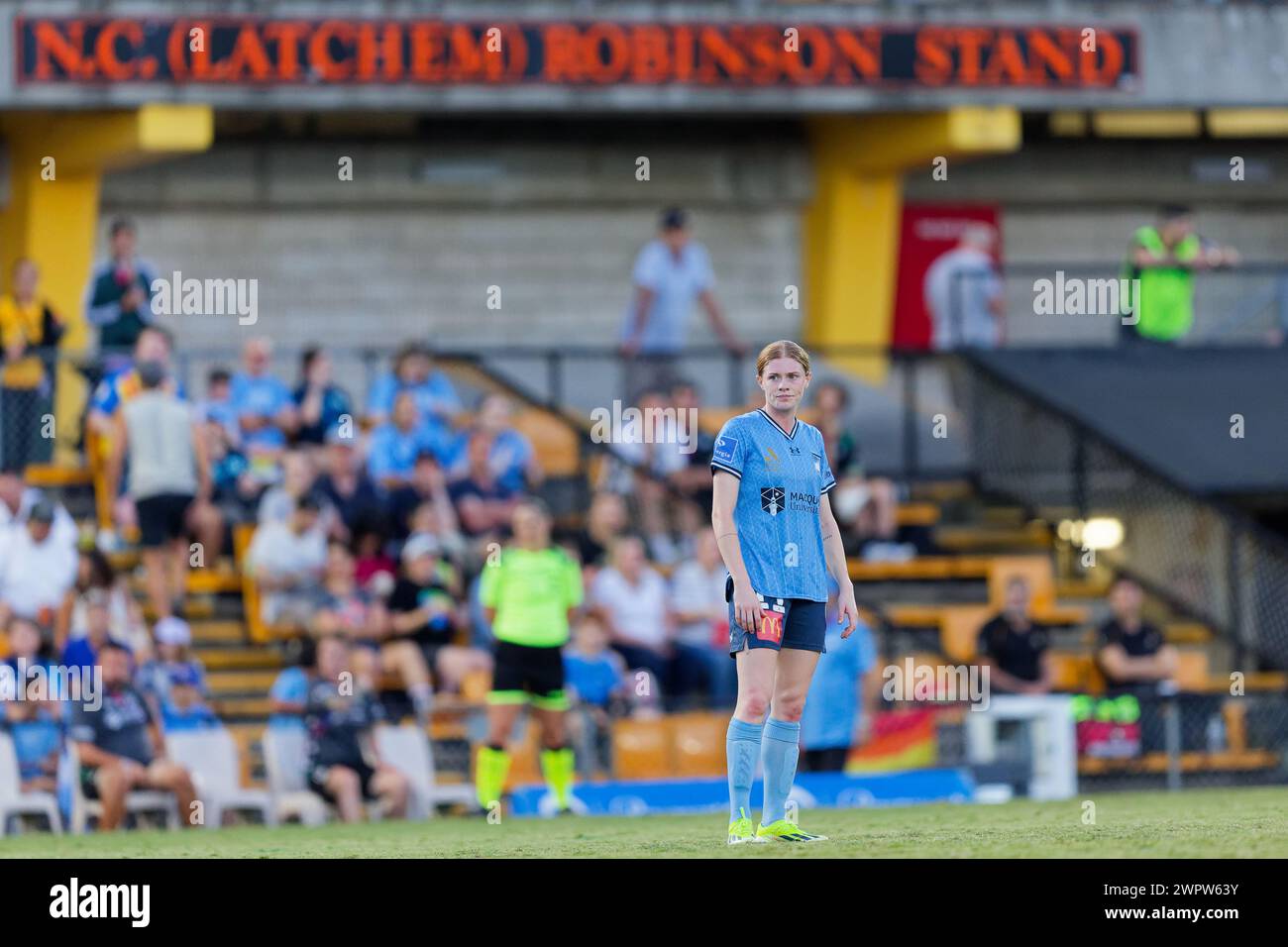 Sydney, Australia. 09th Mar, 2024. Cortnee Vine of Sydney FC looks on ...