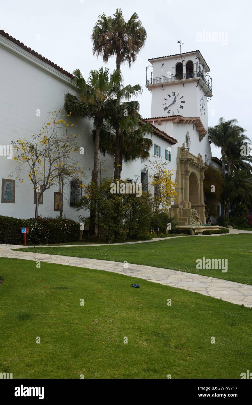 The Santa Barbara County Courthouse is located at 1100 Anacapa Street ...