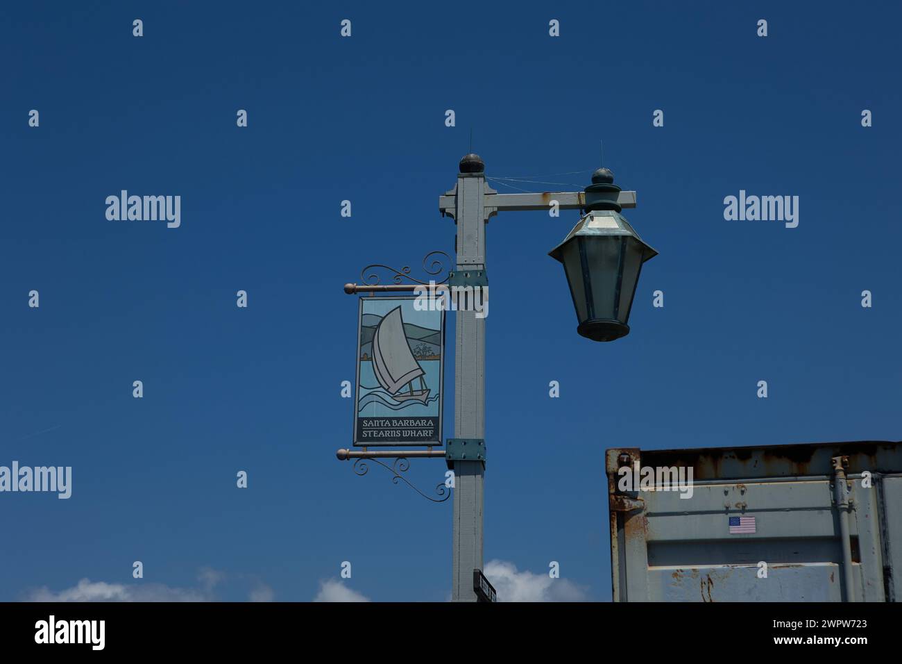 Pier stearns wharf cross section hi-res stock photography and images ...