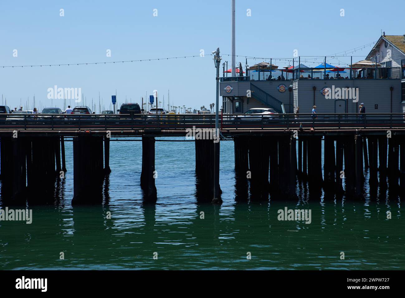 Pier stearns wharf cross section hi-res stock photography and images ...
