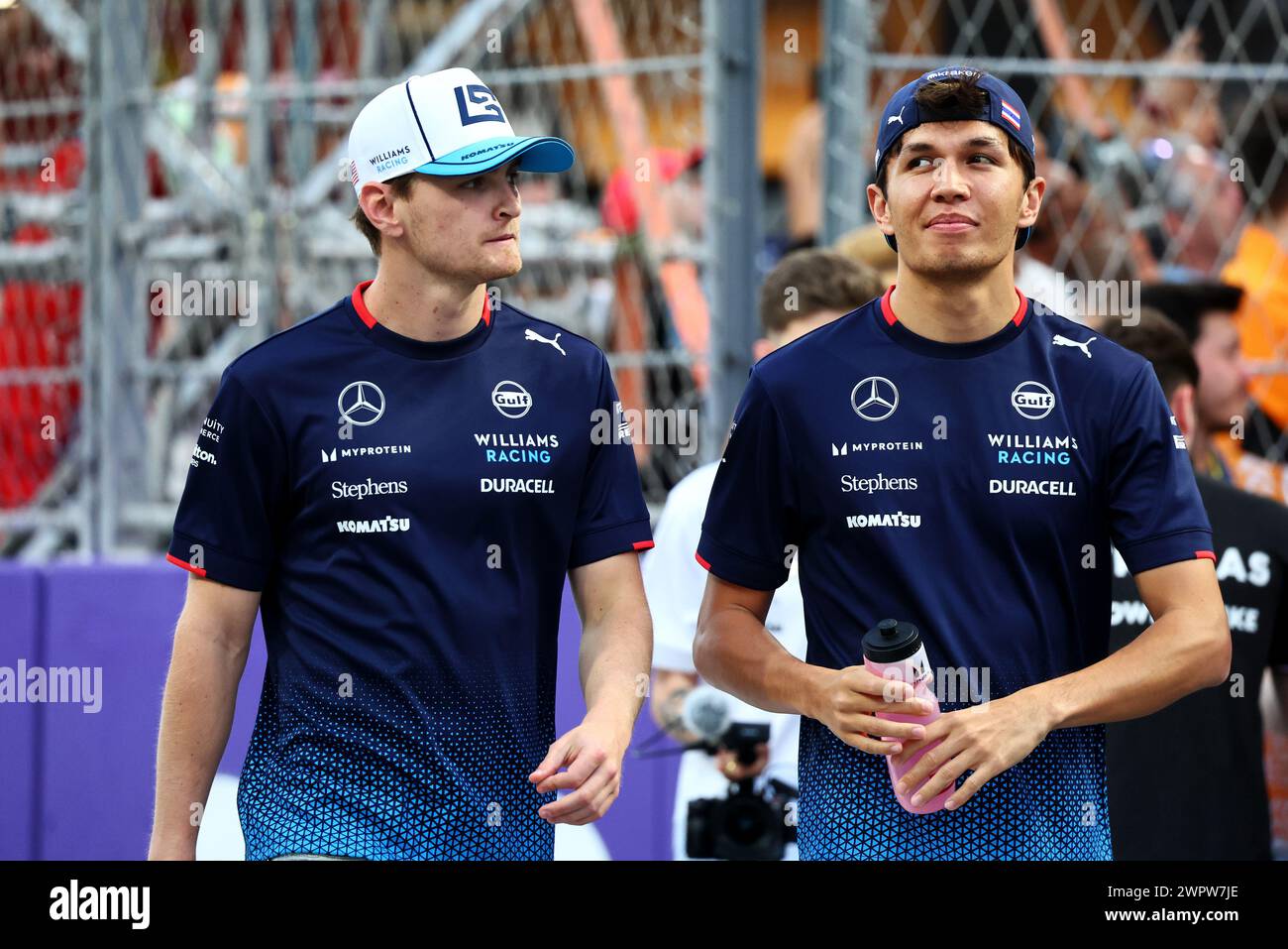 Jeddah, Saudi Arabia. 09th Mar, 2024. (L to R): Logan Sargeant (USA ...