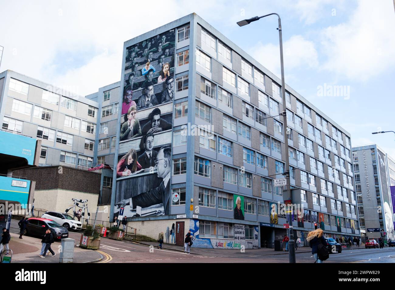 Glasgow Scotland: 12th Feb 2024: University of Strathclyde The Place of ...