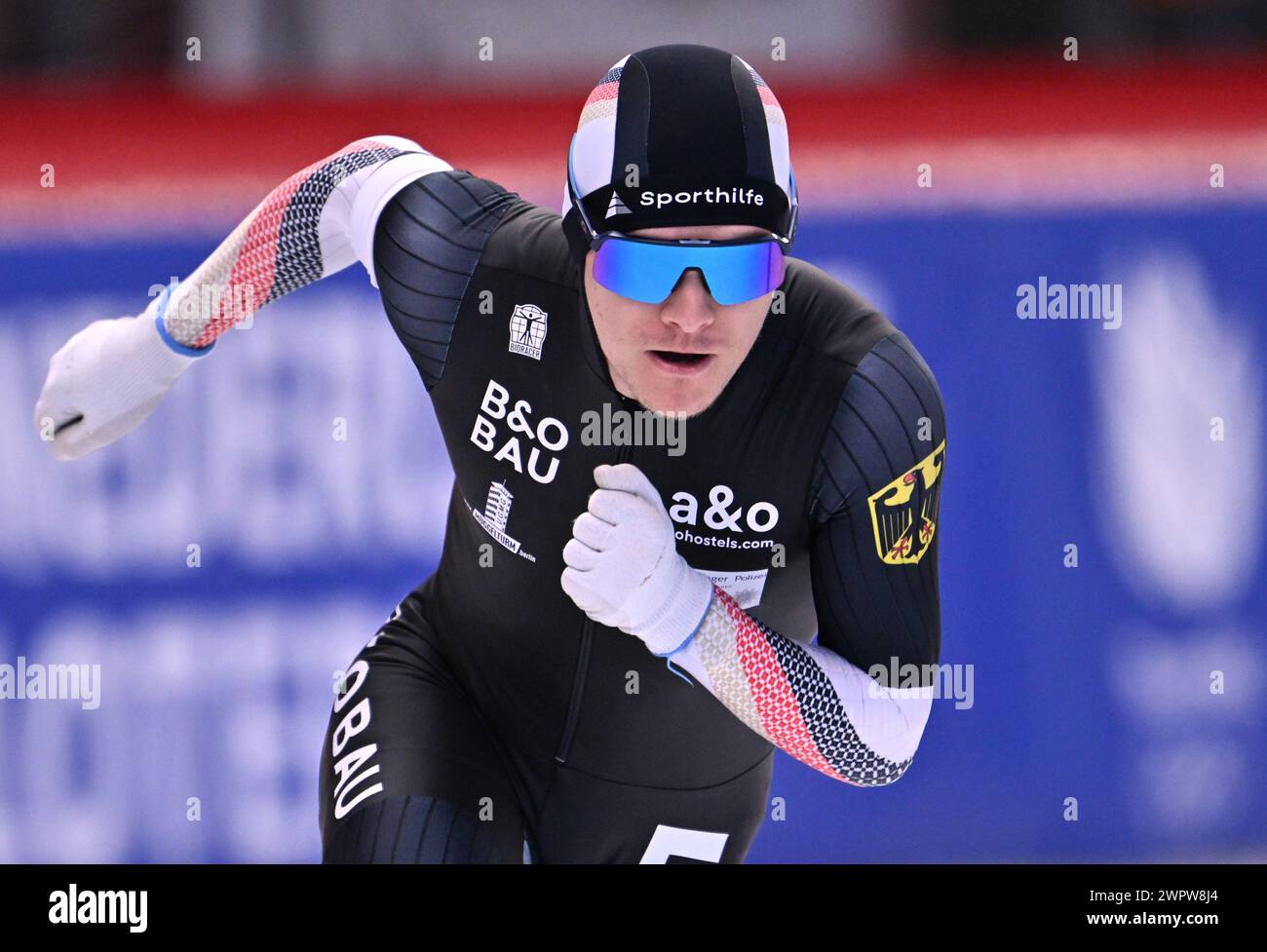 Inzell, Germany. 09th Mar, 2024. Speed skating, sprint world ...