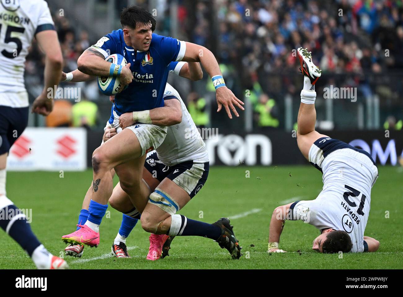 Rome, Italia. 09th Mar, 2024. Tommaso Menoncello of Italy in action ...