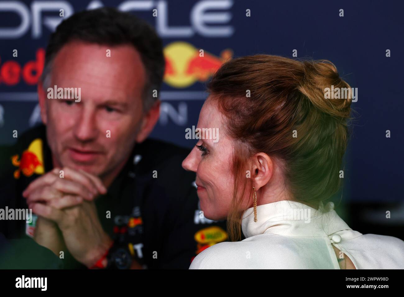 Jeddah, Saudi Arabia. 09th Mar, 2024. Geri Horner (GBR) Singer with her ...