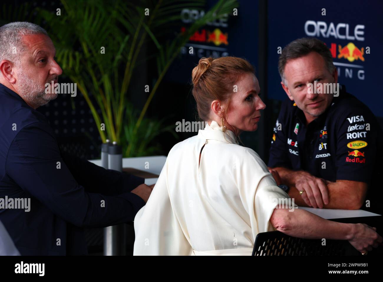 Jeddah, Saudi Arabia. 09th Mar, 2024. (L to R): Geri Horner (GBR ...