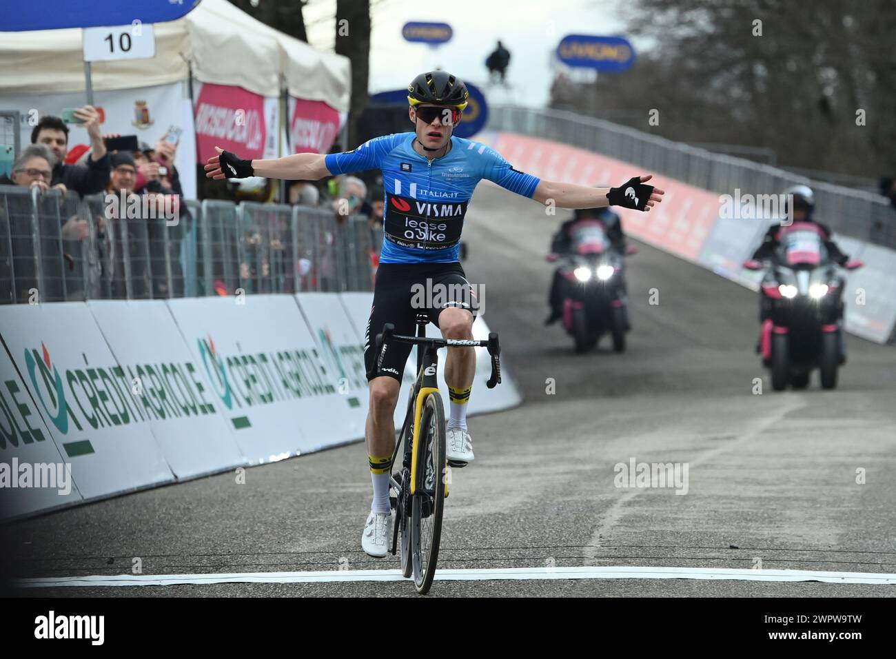 Vingegaard Hansen Jonas Team Visma | Lease A Bike celebrates as he ...