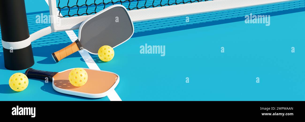 Pickleball banner design hi-res stock photography and images - Alamy