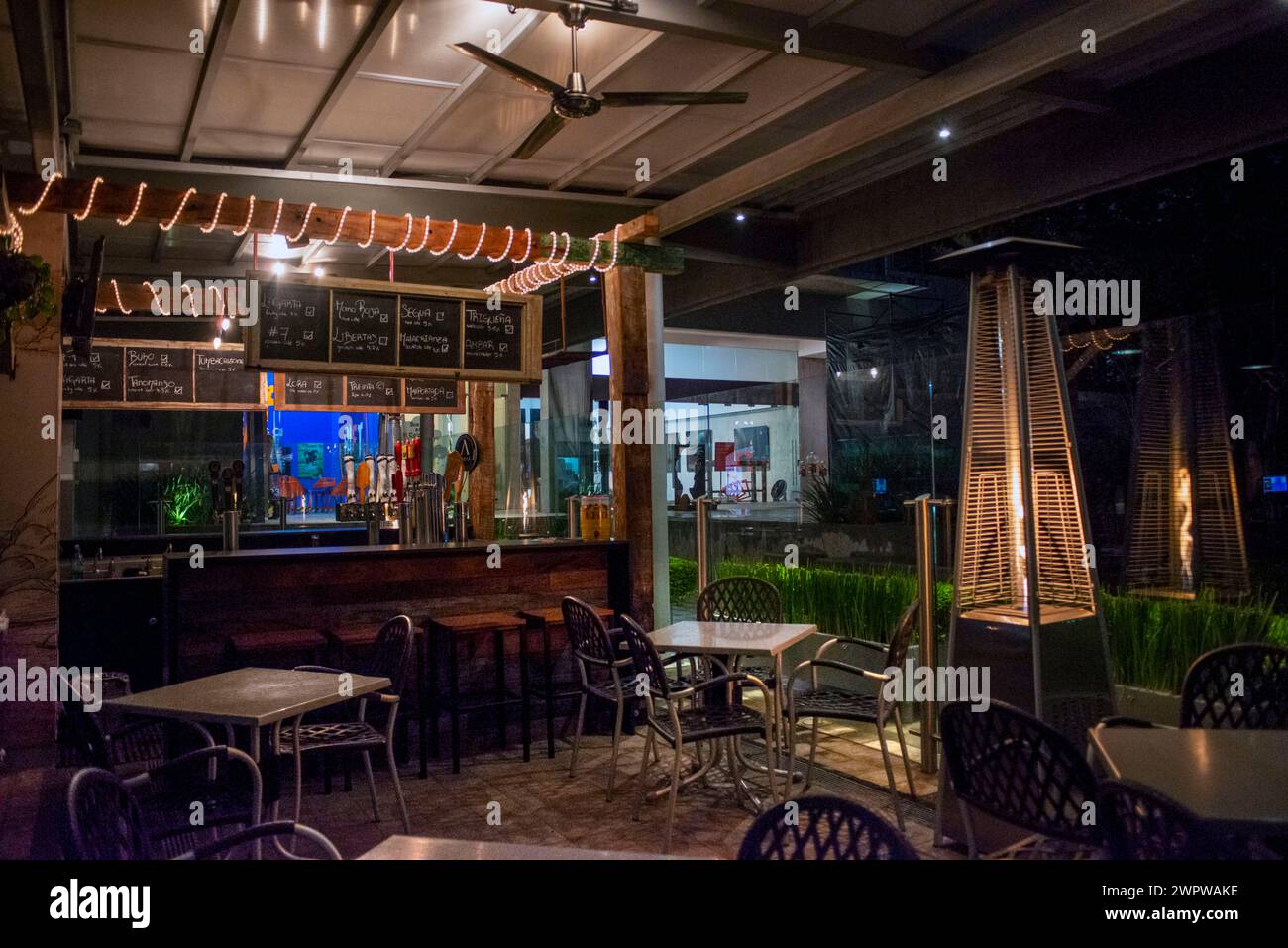 Restaurant at Luxurious Shopping Mall Multiplaza Escazu in affluent ...