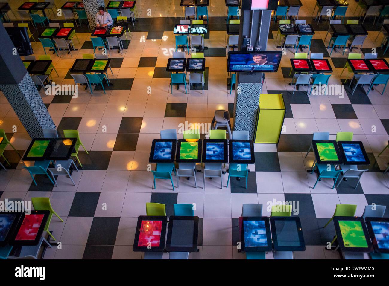 Restaurant at Luxurious Shopping Mall Multiplaza Escazu in affluent ...