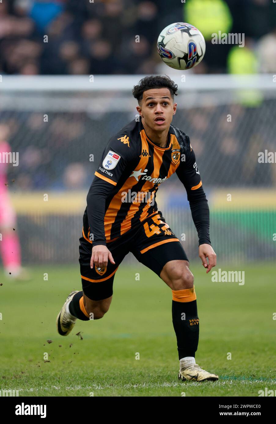 Hull City's Fabio Carvalho during the Sky Bet Championship match at the ...