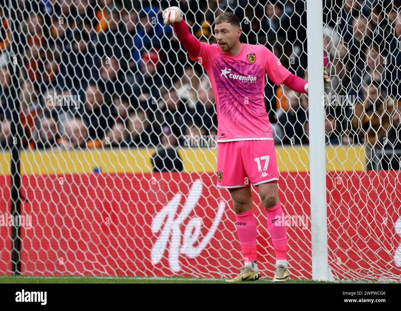 Hull city goalkeeper ryan allsop during the sky bet championship match ...