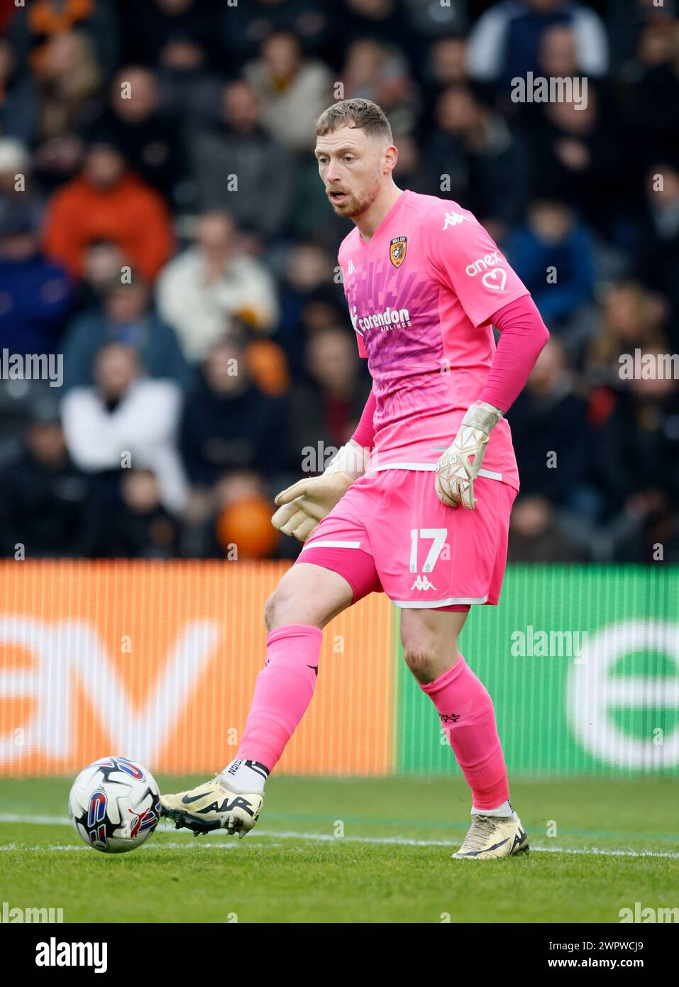 Hull City goalkeeper Ryan Allsop during the Sky Bet Championship match ...