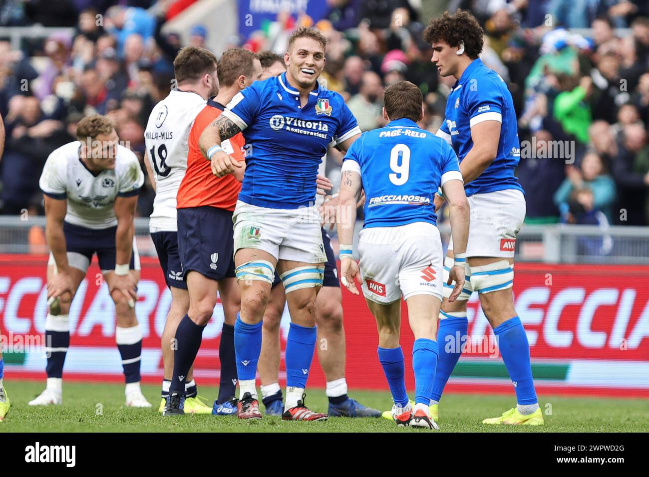 Rome, Italy. 09th Mar, 2024. March 9, 2024, Rome, Italy: Players of ...