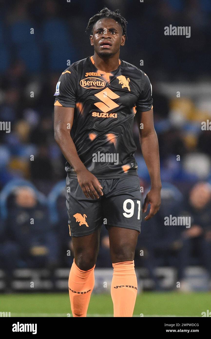 Naples, Italy. 8 Mar, 2024. Duvan Zapata of Torino FC during the Serie ...