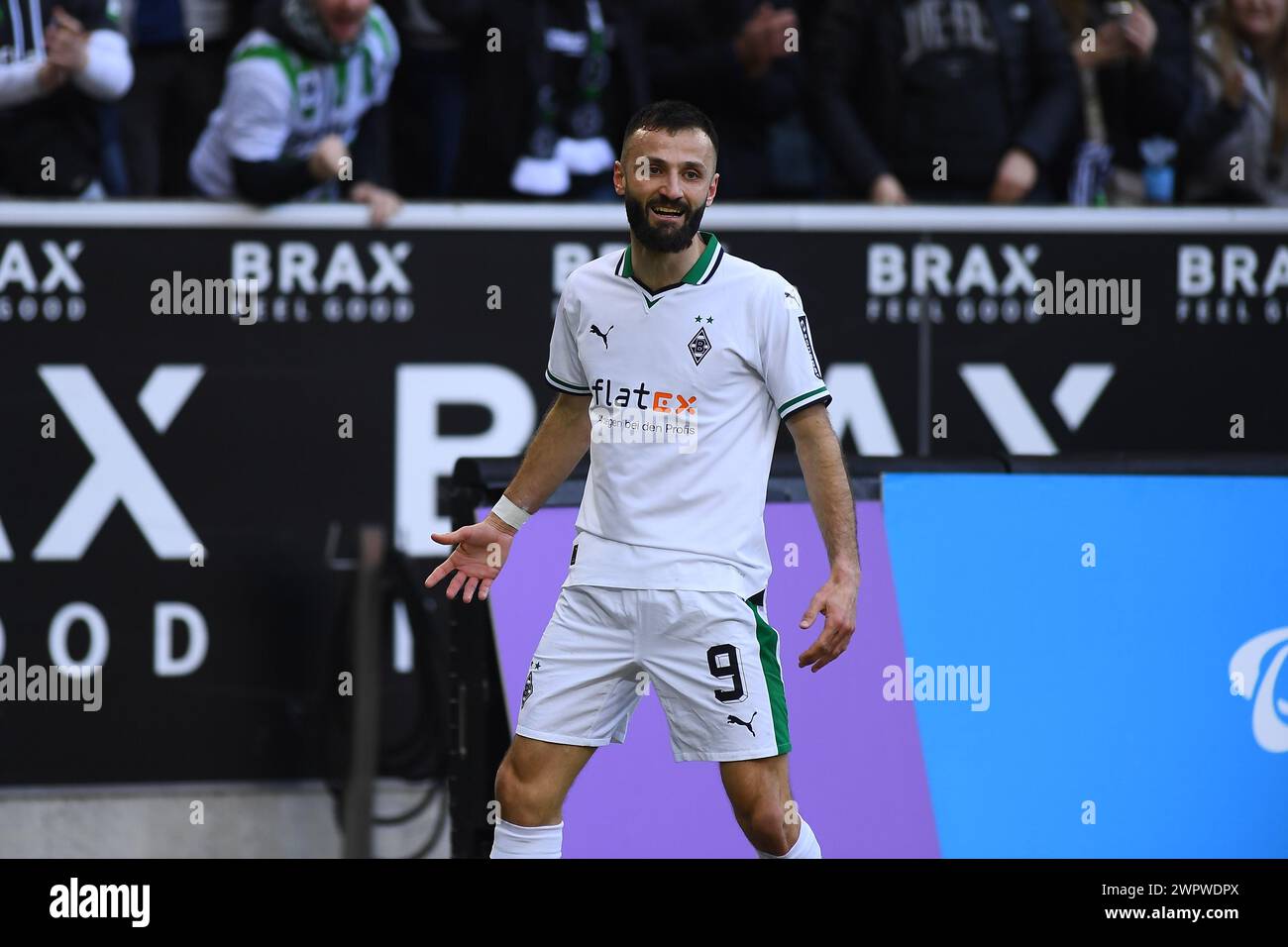 MOENCHENGLADBACH, GERMANY - 9 MARCH, 2024: Franck Honorat, The football ...