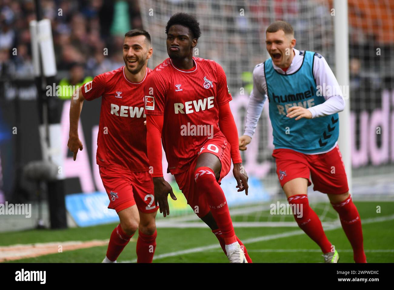 MOENCHENGLADBACH, GERMANY - 9 MARCH, 2024: Faride Alidou, The football ...