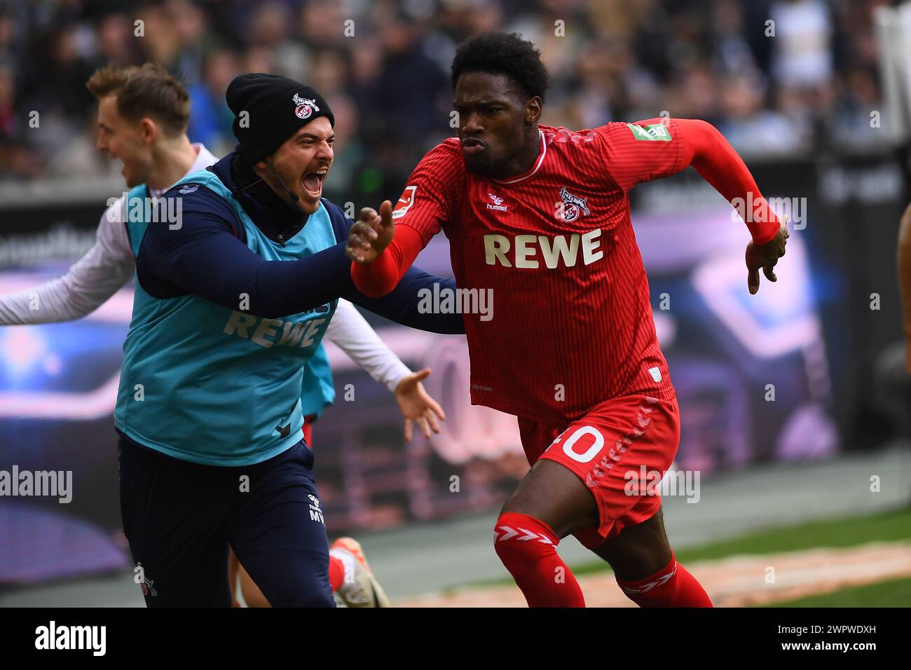 MOENCHENGLADBACH, GERMANY - 9 MARCH, 2024: Faride Alidou, The football ...