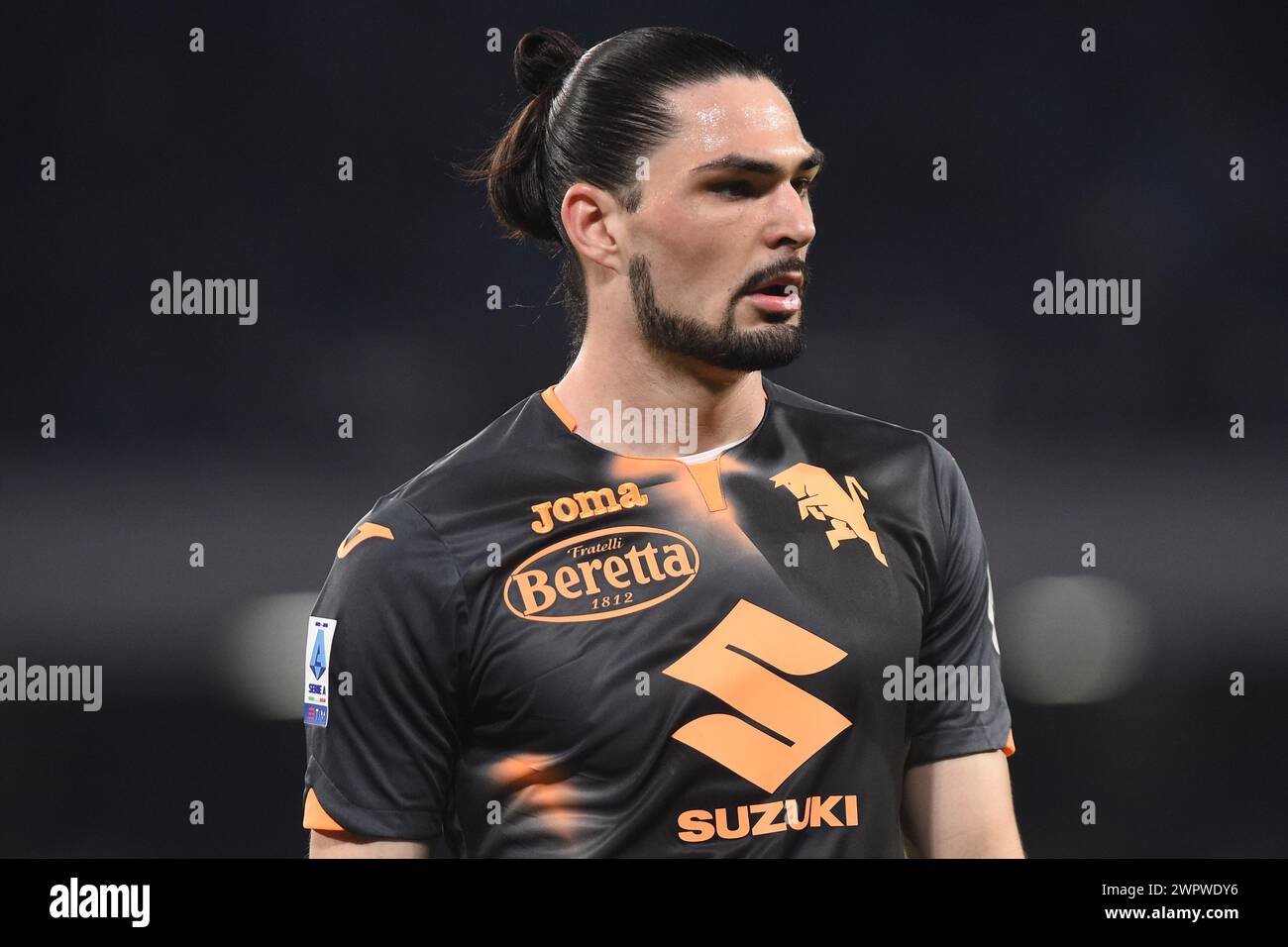 Naples, Italy. 8 Mar, 2024. Saba Sazonov of Torino FC during the Serie ...