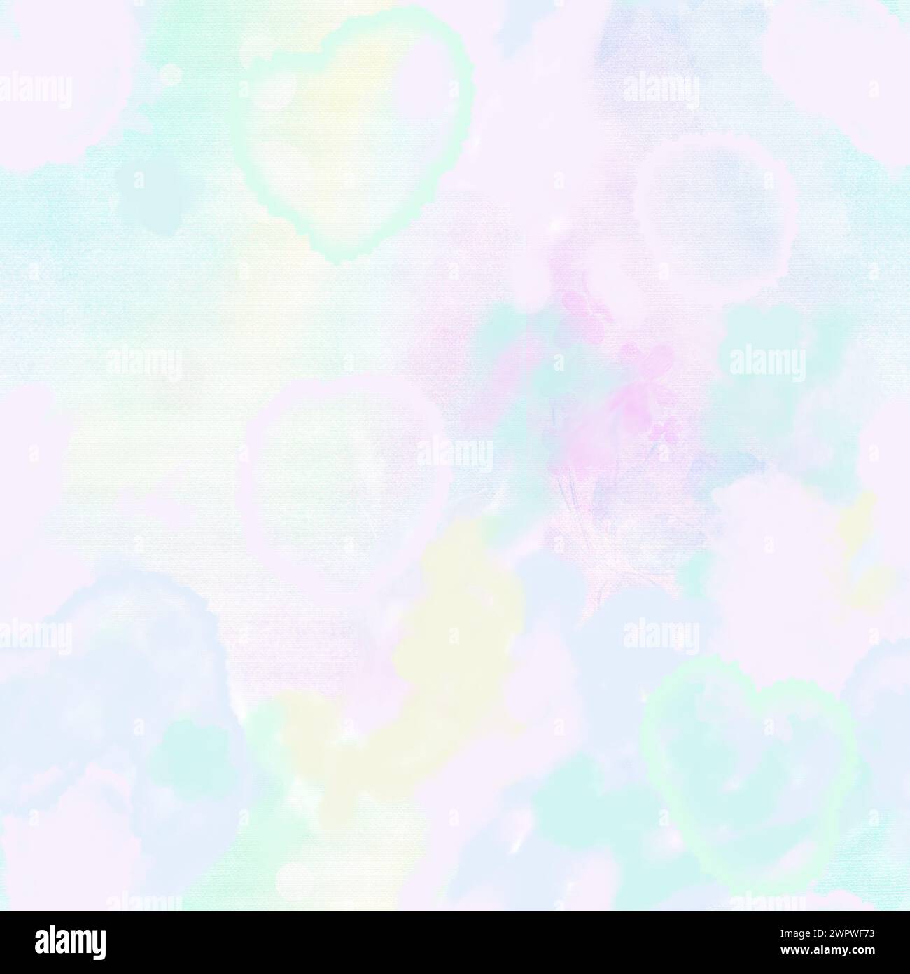 Watercolor pale seamless pattern. Rainbow batik Stock Photo - Alamy