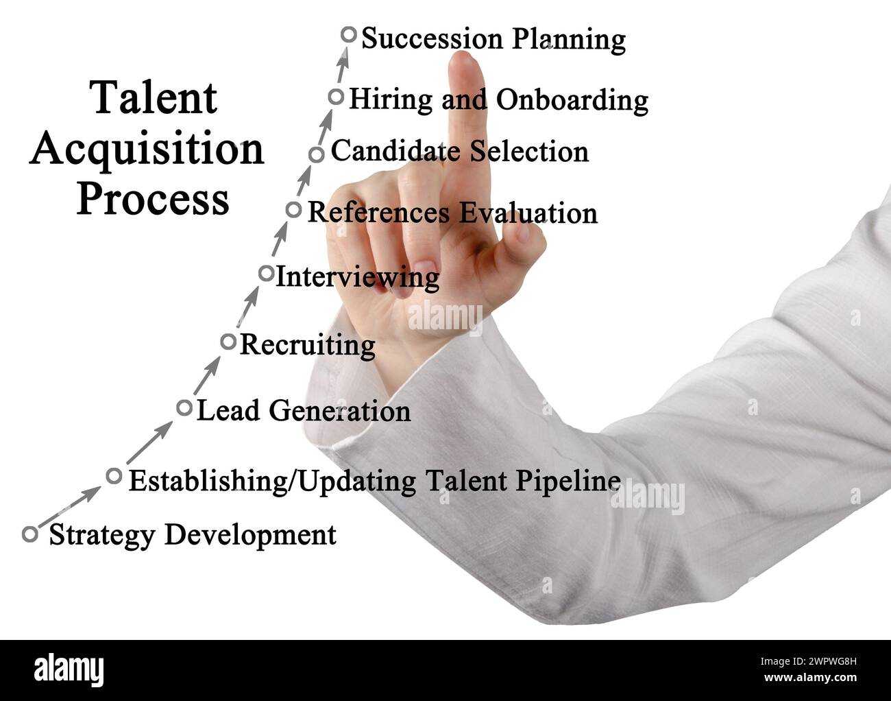 Components of Talent Acquisition Process Stock Photo - Alamy