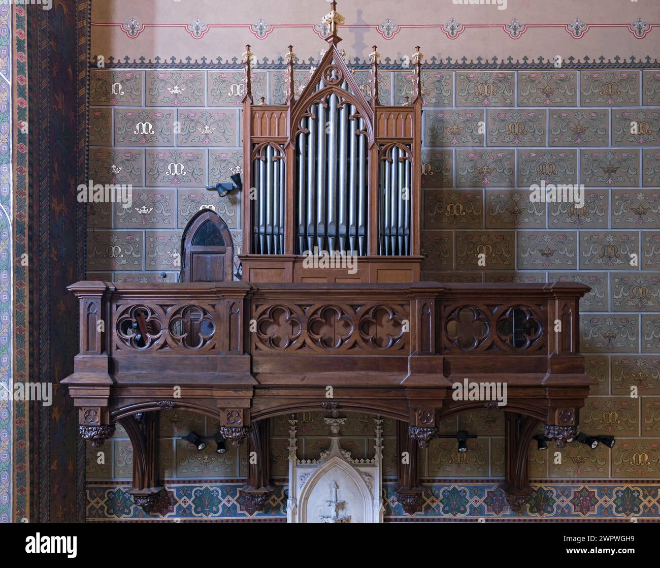 Organ balcony in the presbytery, Latin Cathedral, Cathedral Basilica of ...