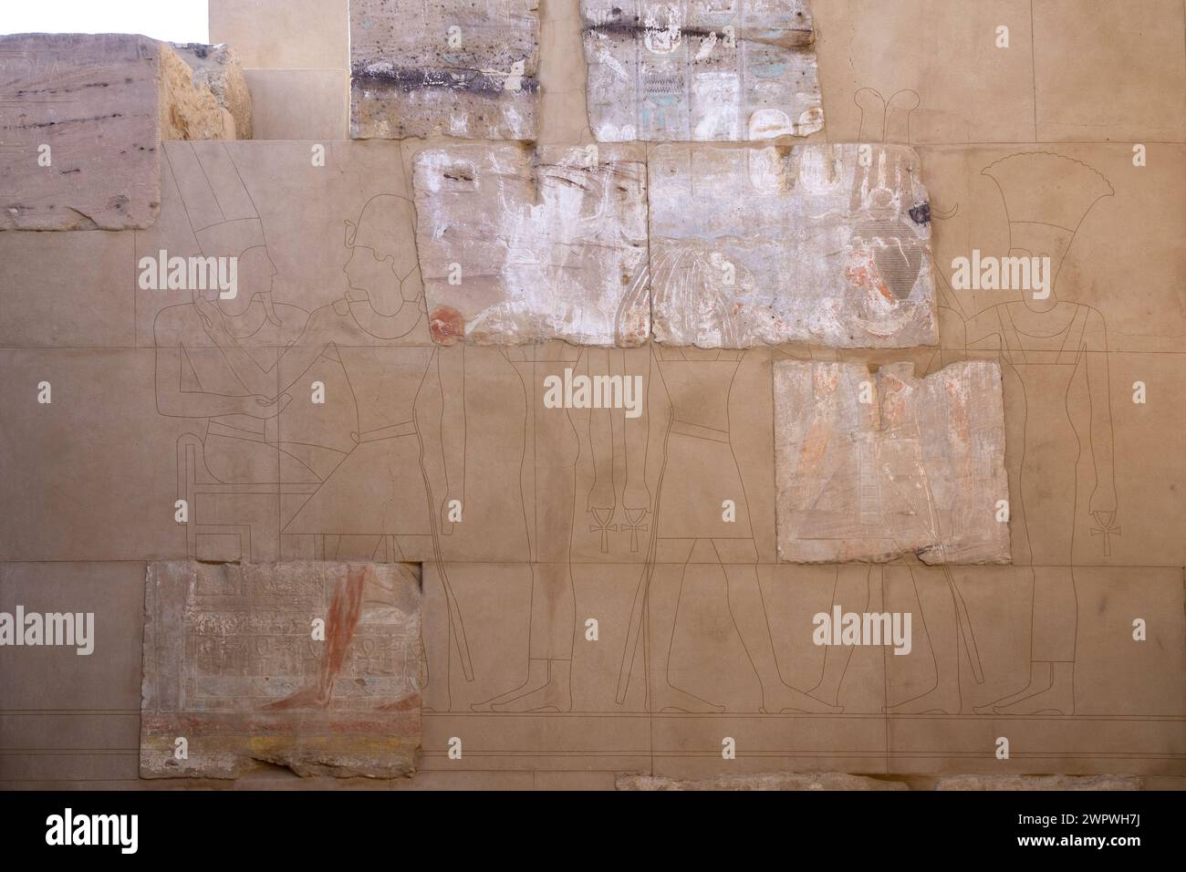 The ruins of Ancient Yebu, Elephantine Island, Aswan, Egypt Stock Photo ...