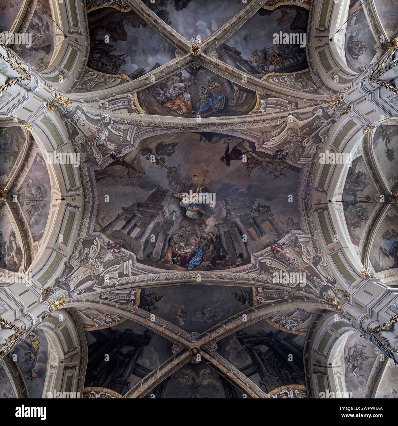 Vault, Latin Cathedral, Cathedral Basilica of the Assumption, Lviv ...