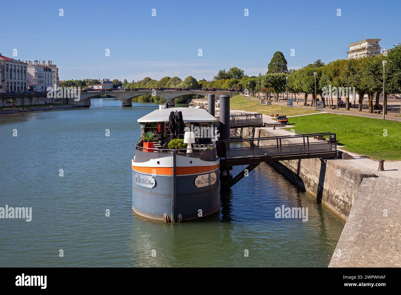 Charente river bridge hi-res stock photography and images - Alamy
