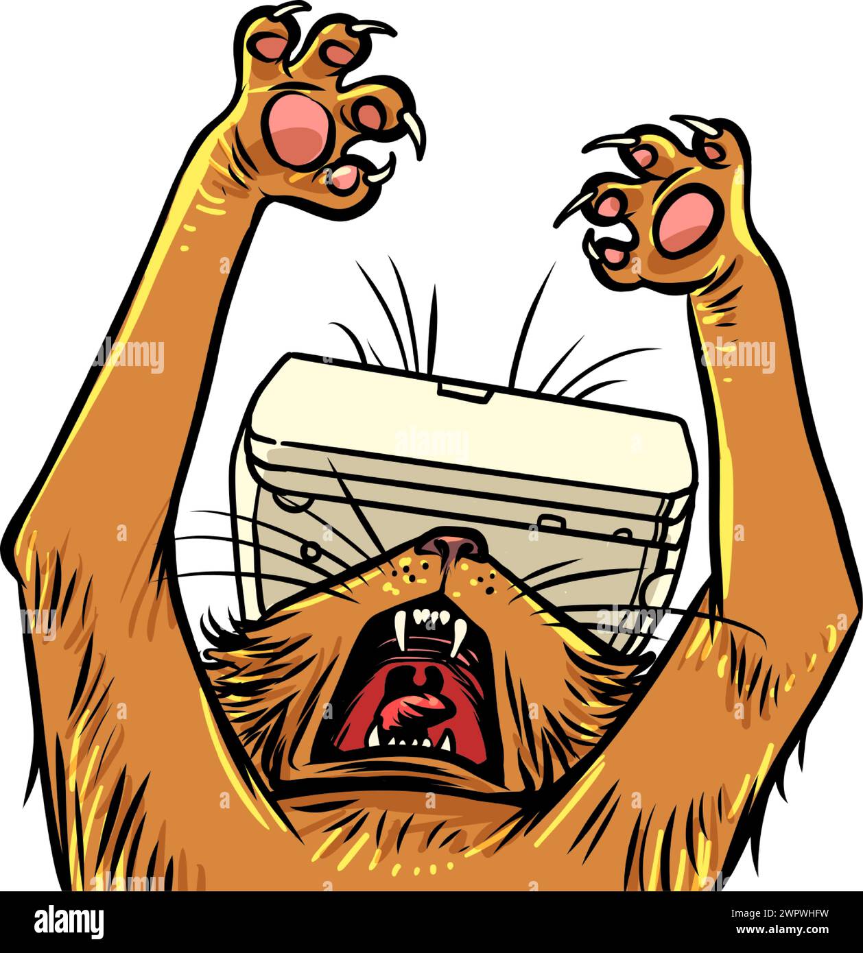 Cyber bullying cartoon hi-res stock photography and images - Alamy