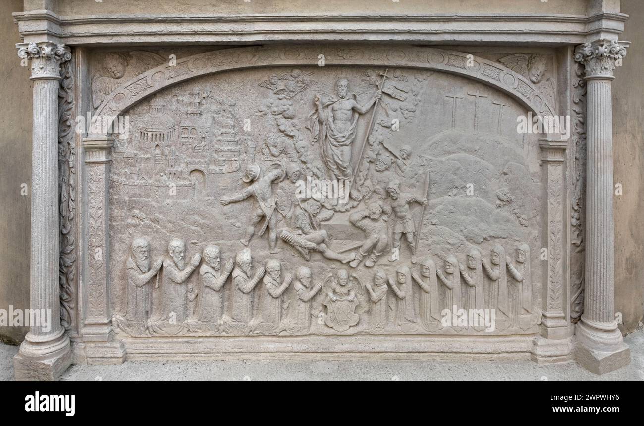Epitaph plaque of the szolc wolfowicz family hi-res stock photography ...