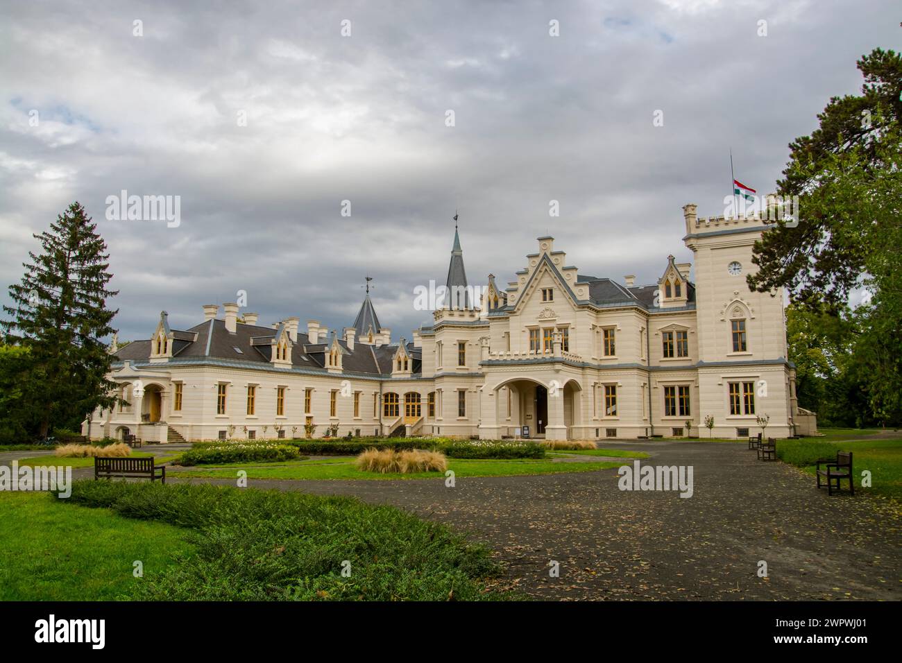 The architecture of the Nadasdy Castle in Nadasdladany Stock Photo - Alamy