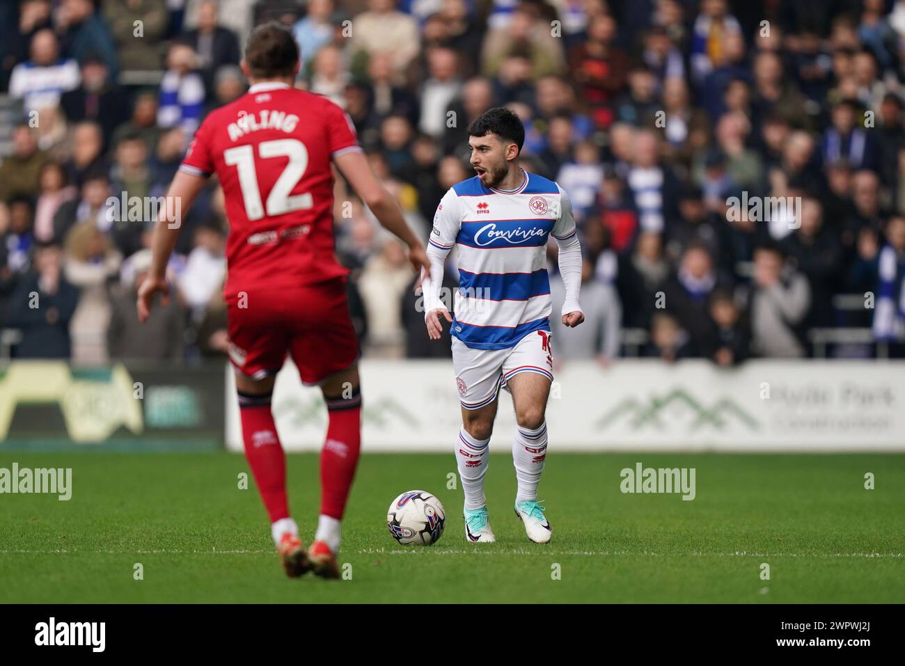 LONDON, ENGLAND - MARCH 9: Ilias Chair of Queens Park Rangers during ...