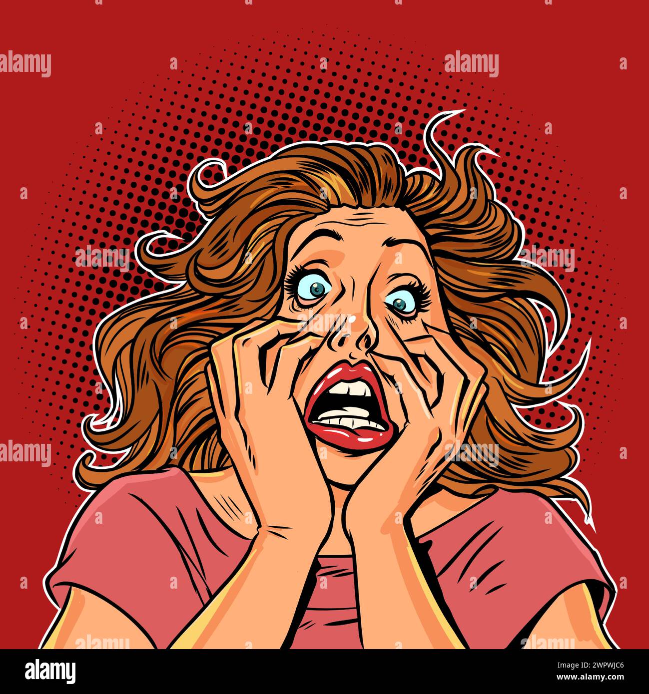 Cartoon madness Stock Vector Images - Alamy