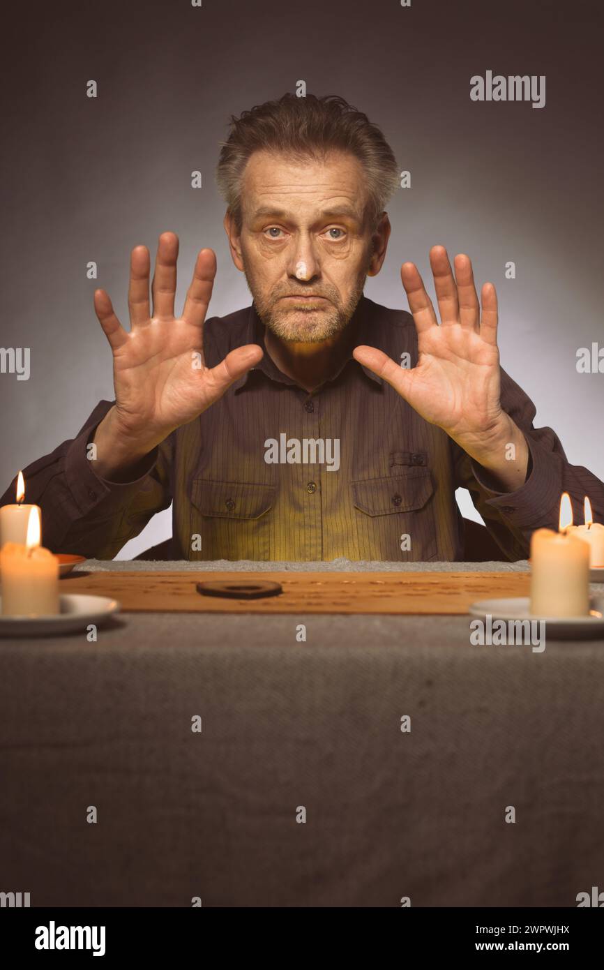 Talk with ghosts hi-res stock photography and images - Alamy