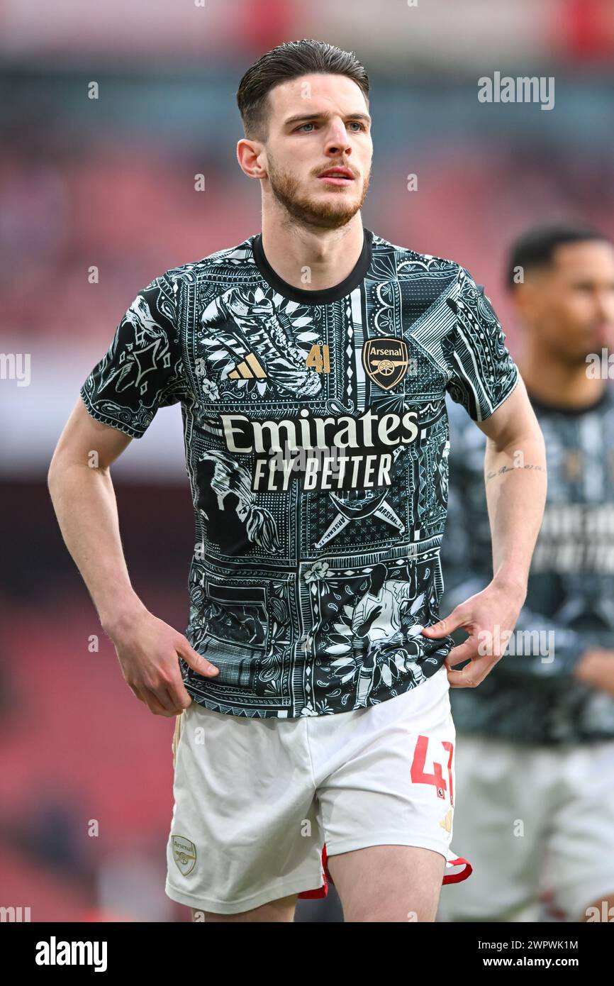 Declan rice arsenal 2024 hi-res stock photography and images - Alamy
