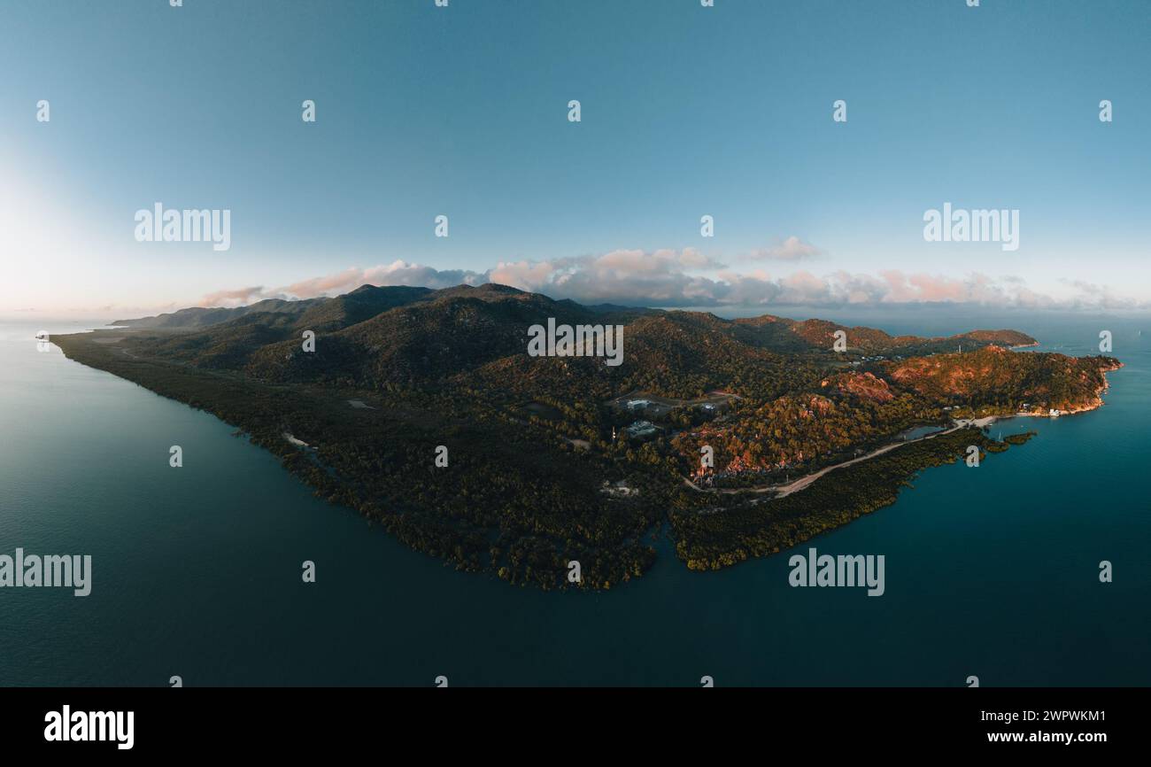 Drone Aerial Image of the S.S City of Adelaide shipwreck on Cockle Bay ...
