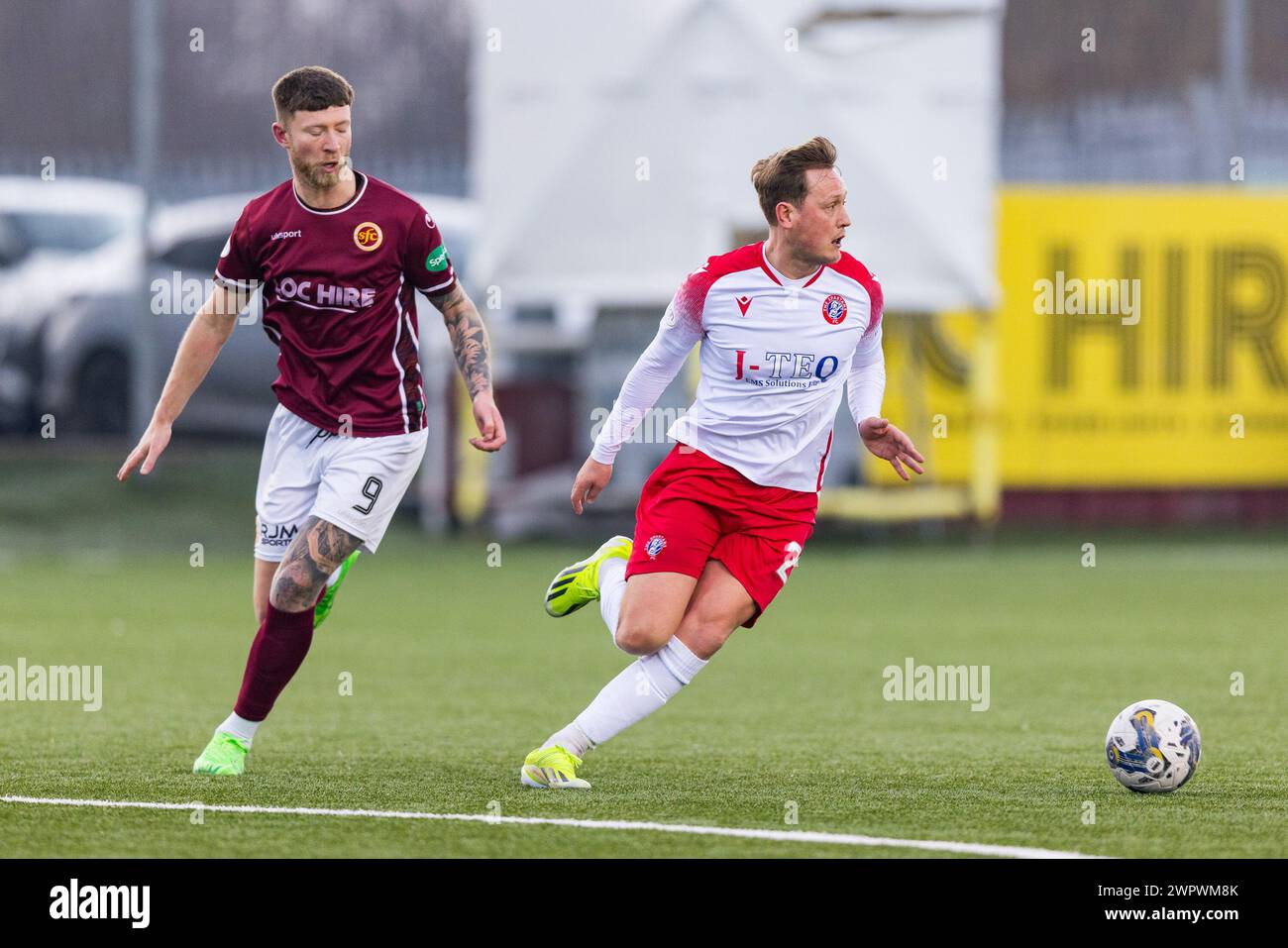 Stenhousemuir, Scotland. 09 March 2024. James Craigen (28 - Spartans ...