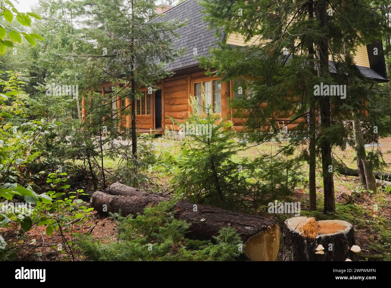 Dark wood shingles hi-res stock photography and images - Alamy