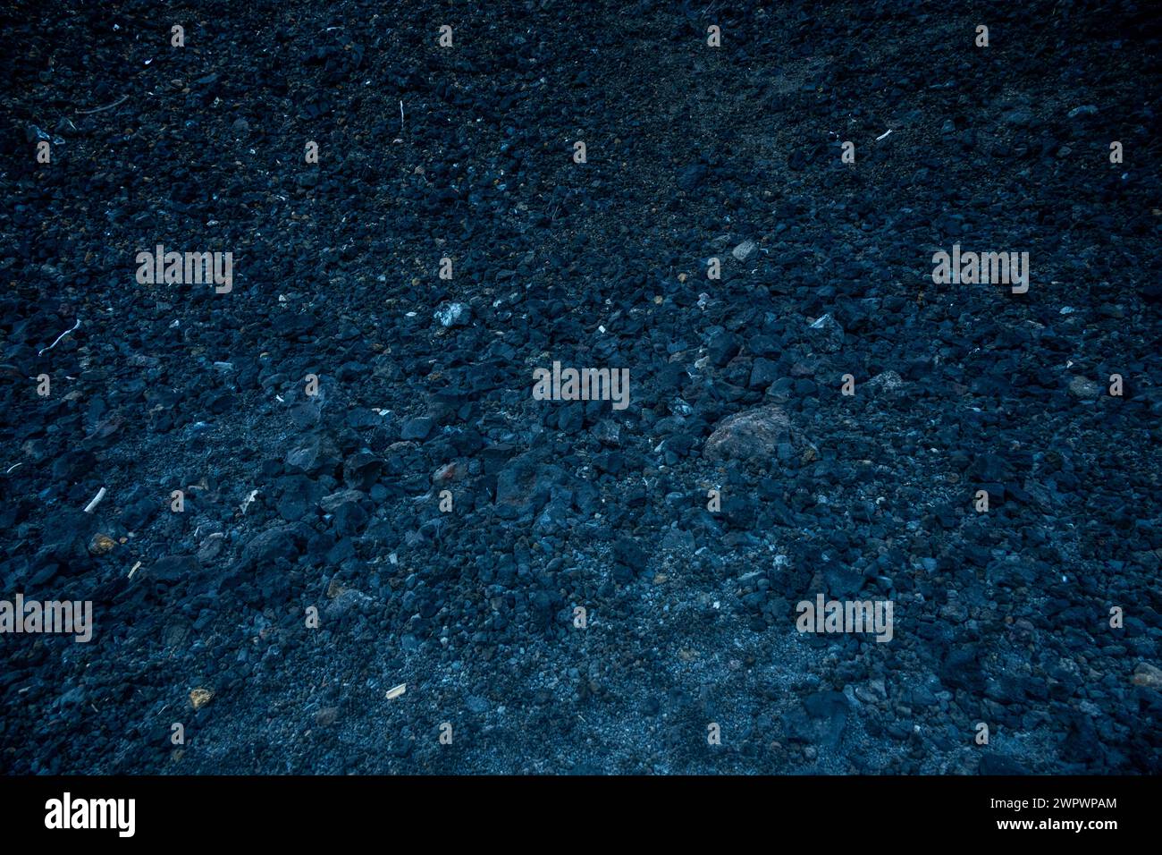Shadowy Lava Rocks In Cinder Cone in Lassen Volcanic National Park ...