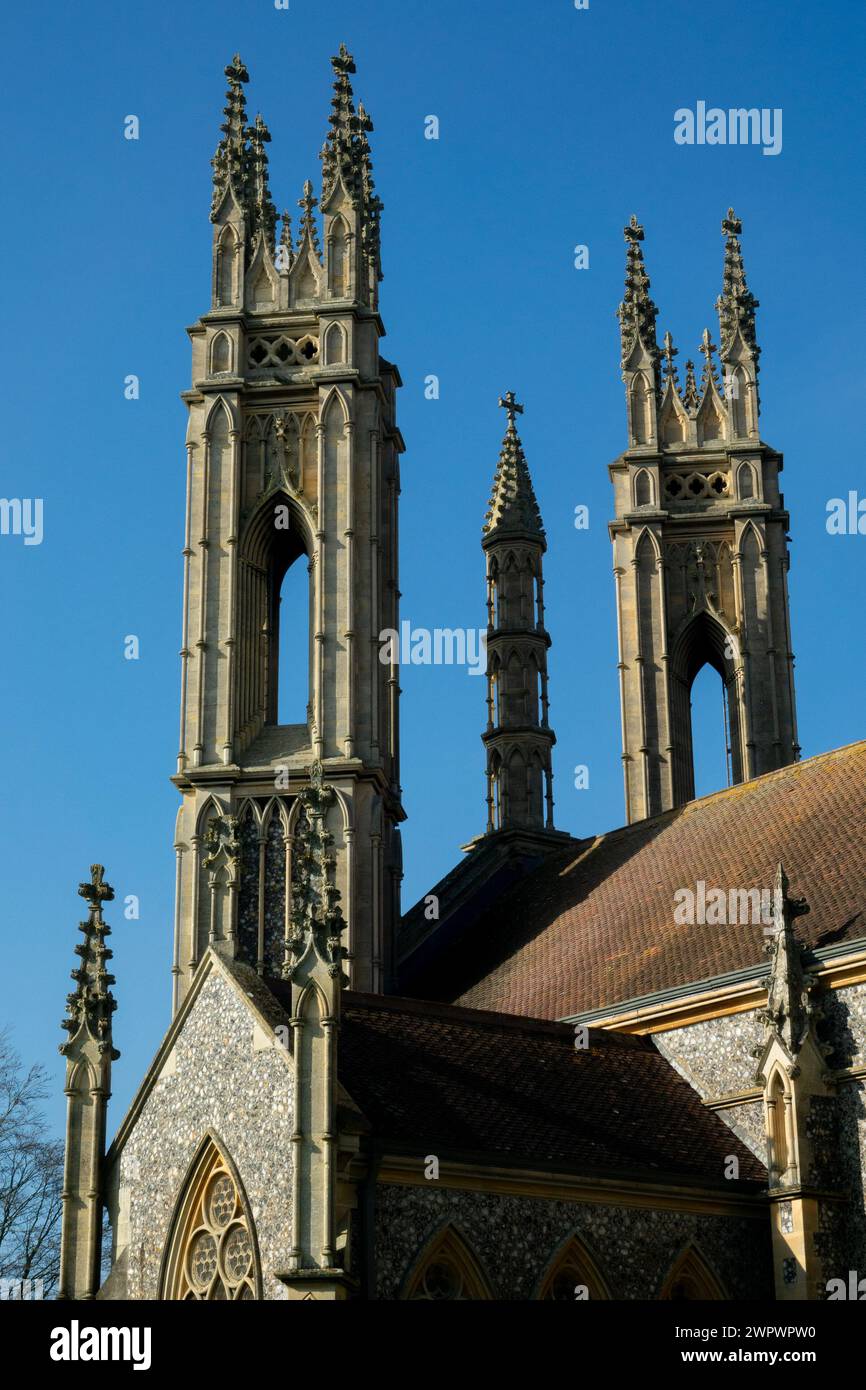 St Michael the Archangel's Church, Booton, Norfolk Stock Photo - Alamy