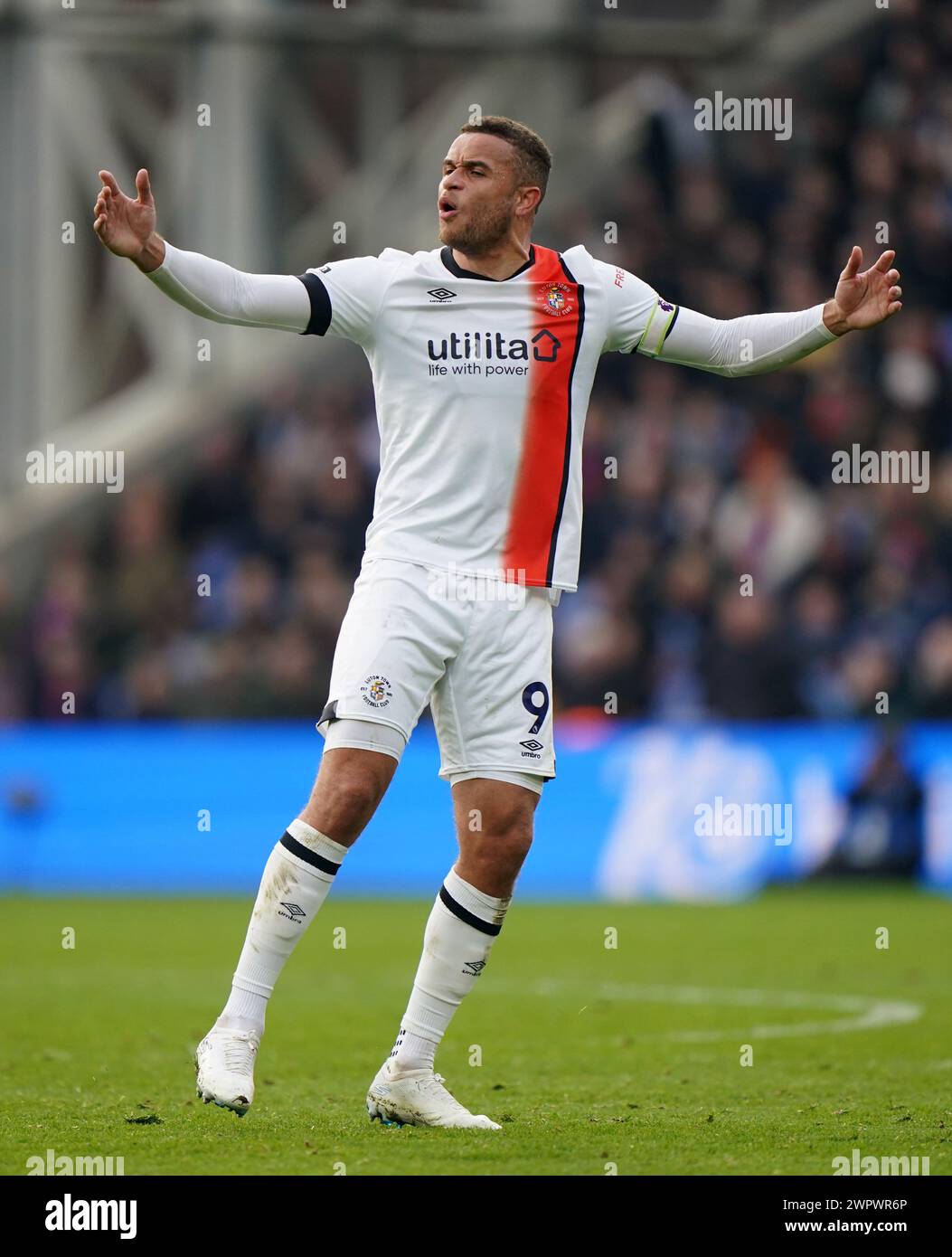 Luton Town's Carlton Morris during the Premier League match at Selhurst ...
