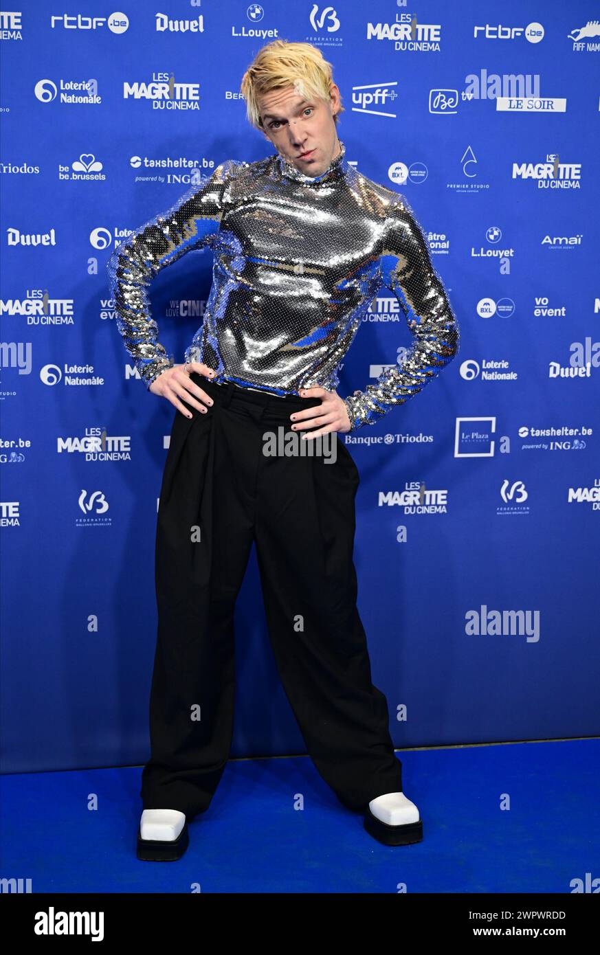 Brussels, Belgium. 09th Mar, 2024. Actor and Singer Mustii (Thomas ...