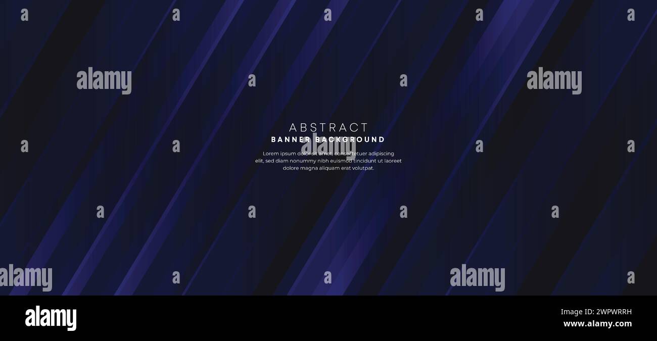 Abstract dark blue gradient overlay background with modern geometric ...