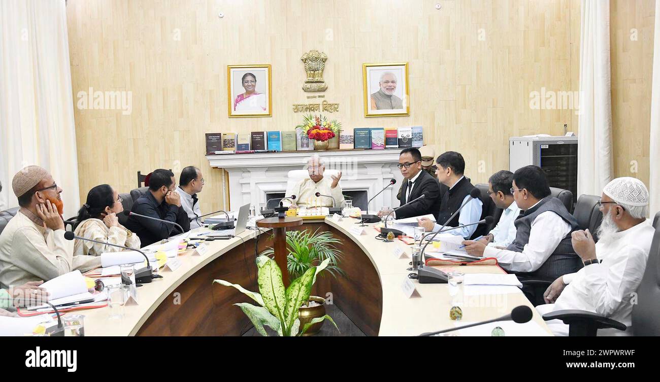 Patna, India. 09th Mar, 2024. PATNA, INDIA - MARCH 9: Bihar Governor ...