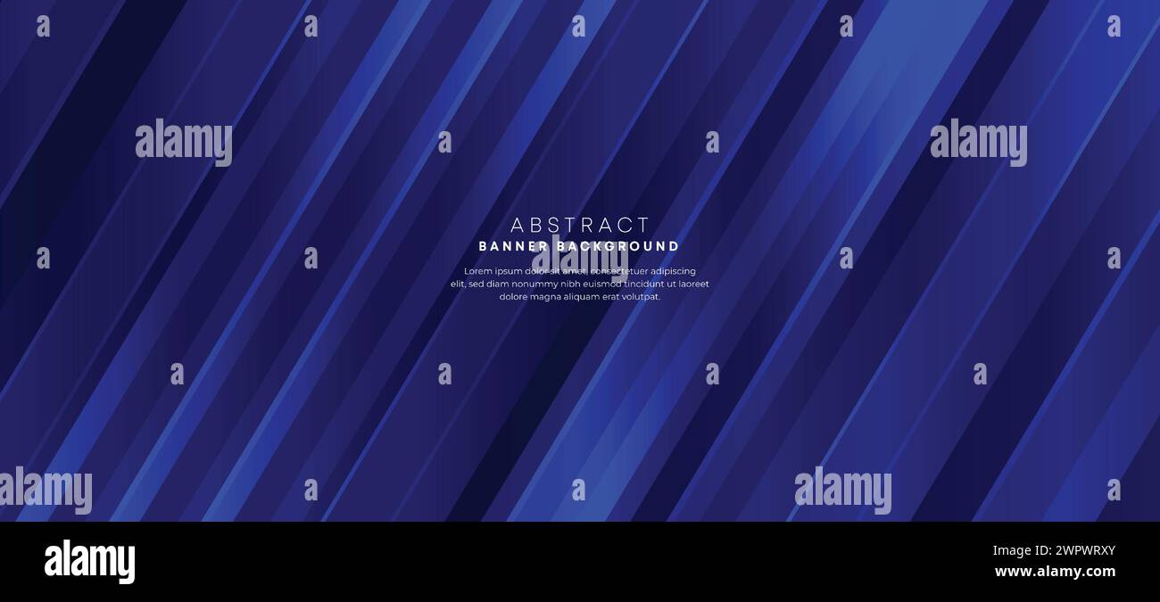 Abstract dark blue gradient overlay background with modern geometric ...